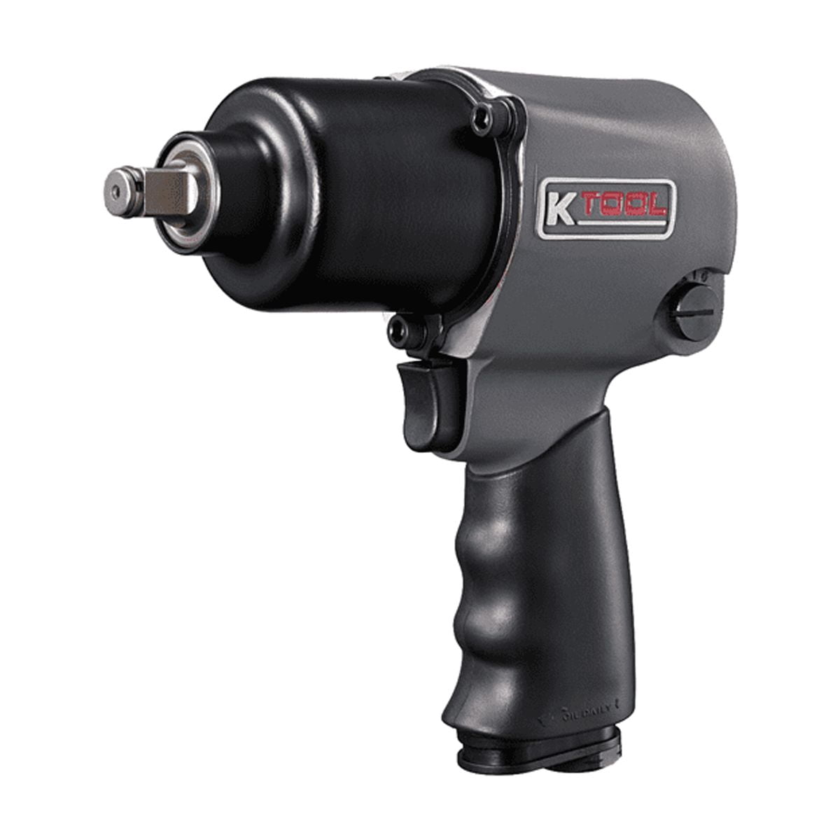 K Tool International Air Impact Wrench 1/2 Inch Drive 900 Foot Pounds ...