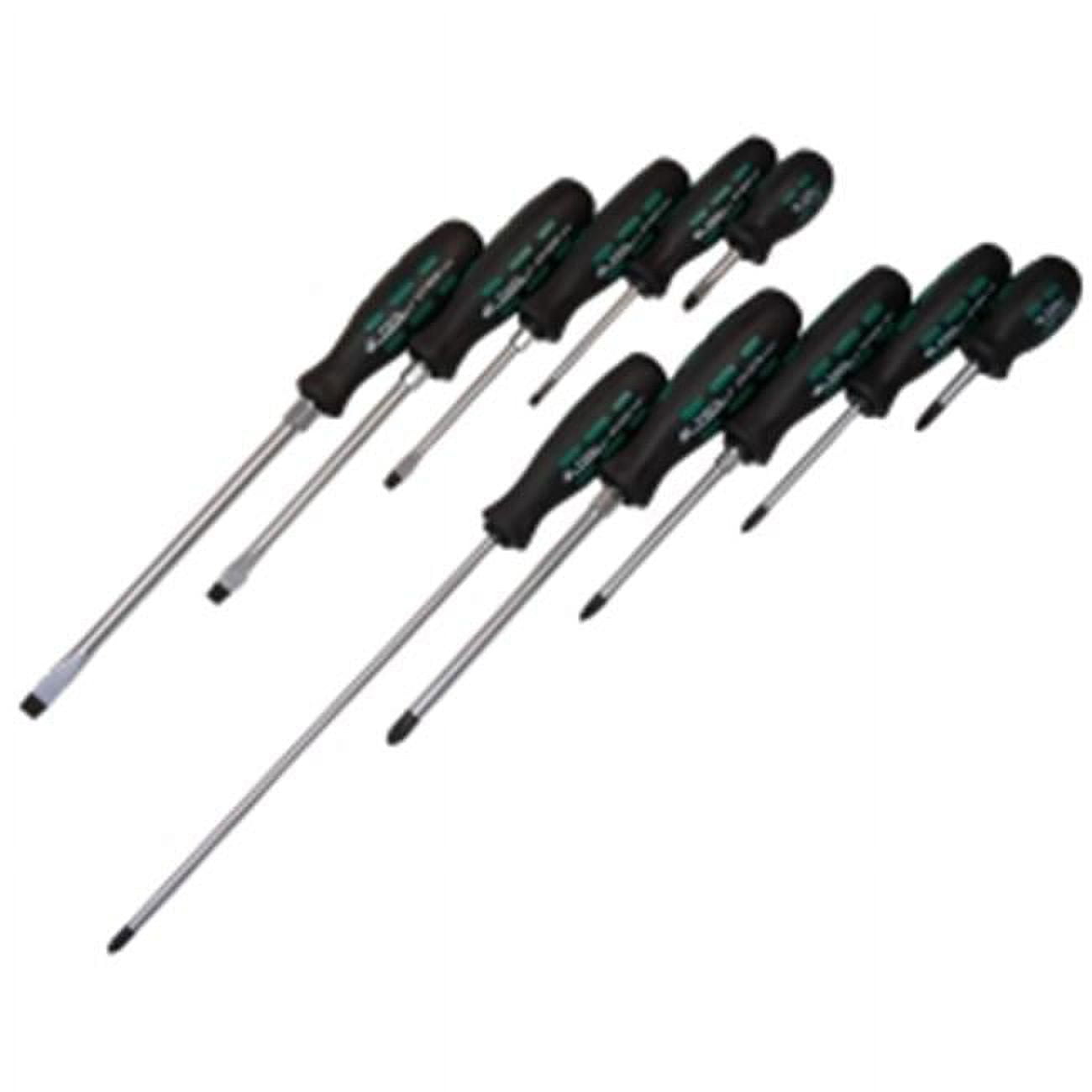 K Tool International Professional Screw Driver Set with Triangular Grip ...