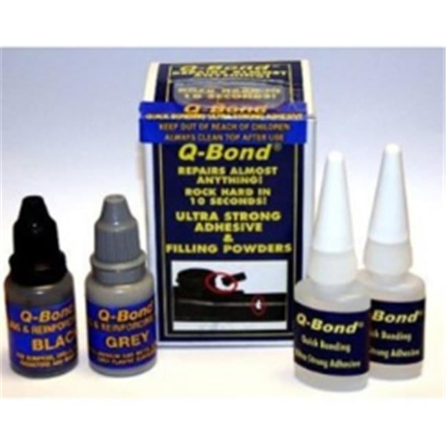 Quick Bonding Adhesive Kit, Two 10ml Bottles Adhesive, with Black and ...