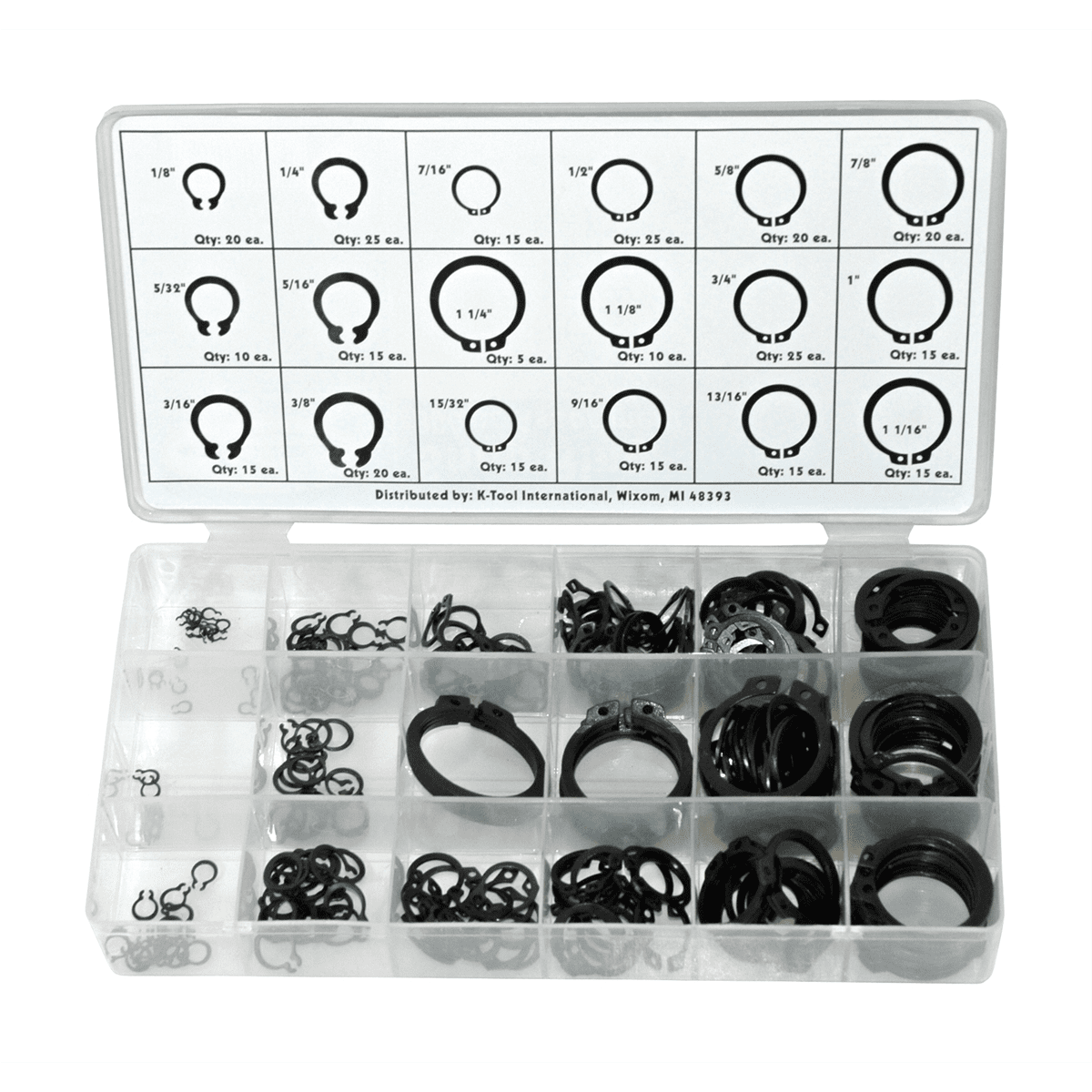 K Tool International SNAP RING KIT - Walmart.com