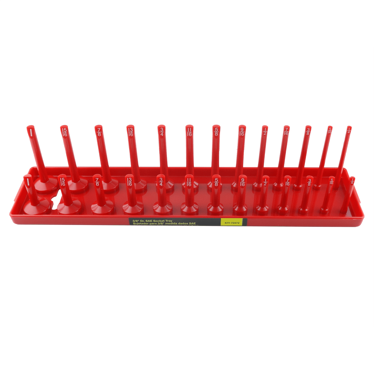 K Tool International Socket Holder 3/8 Inch Drive SAE Red - Walmart.com