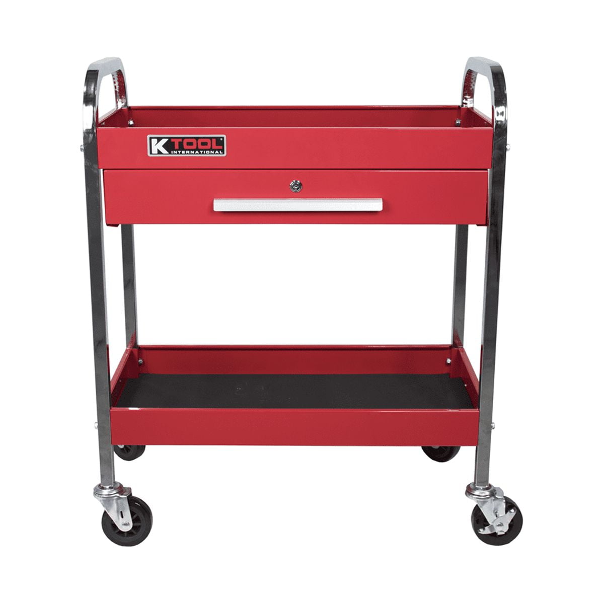 K-Tool KTI-75105 Steel Service Tool Cart w/ 1-Drawer & 2-Shelves ...