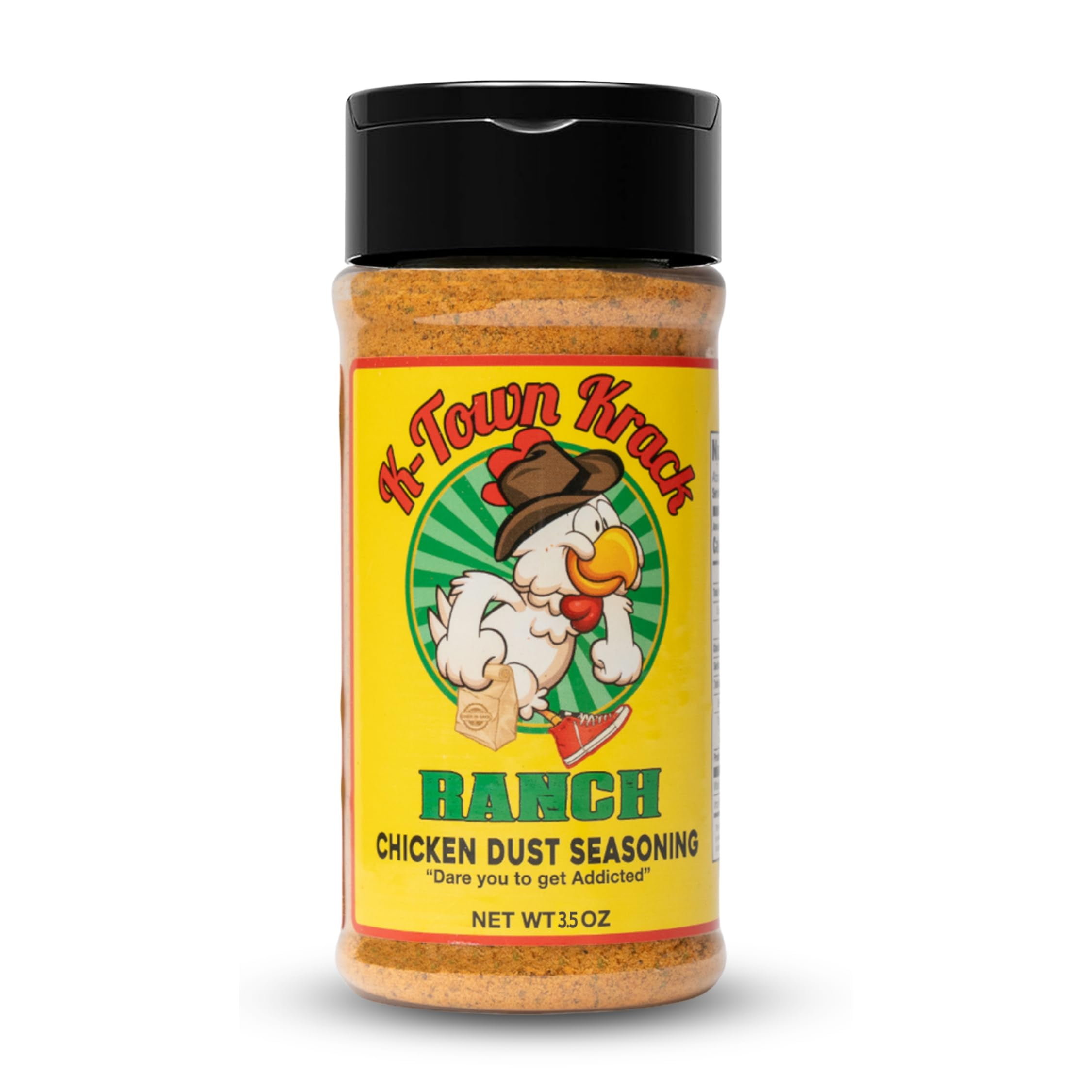 K-Town Krack Ranch Chicken Dust HYZ01 Seasoning - BBQ Rub for Wings, Beef, Pork, Fish - Chicken ...