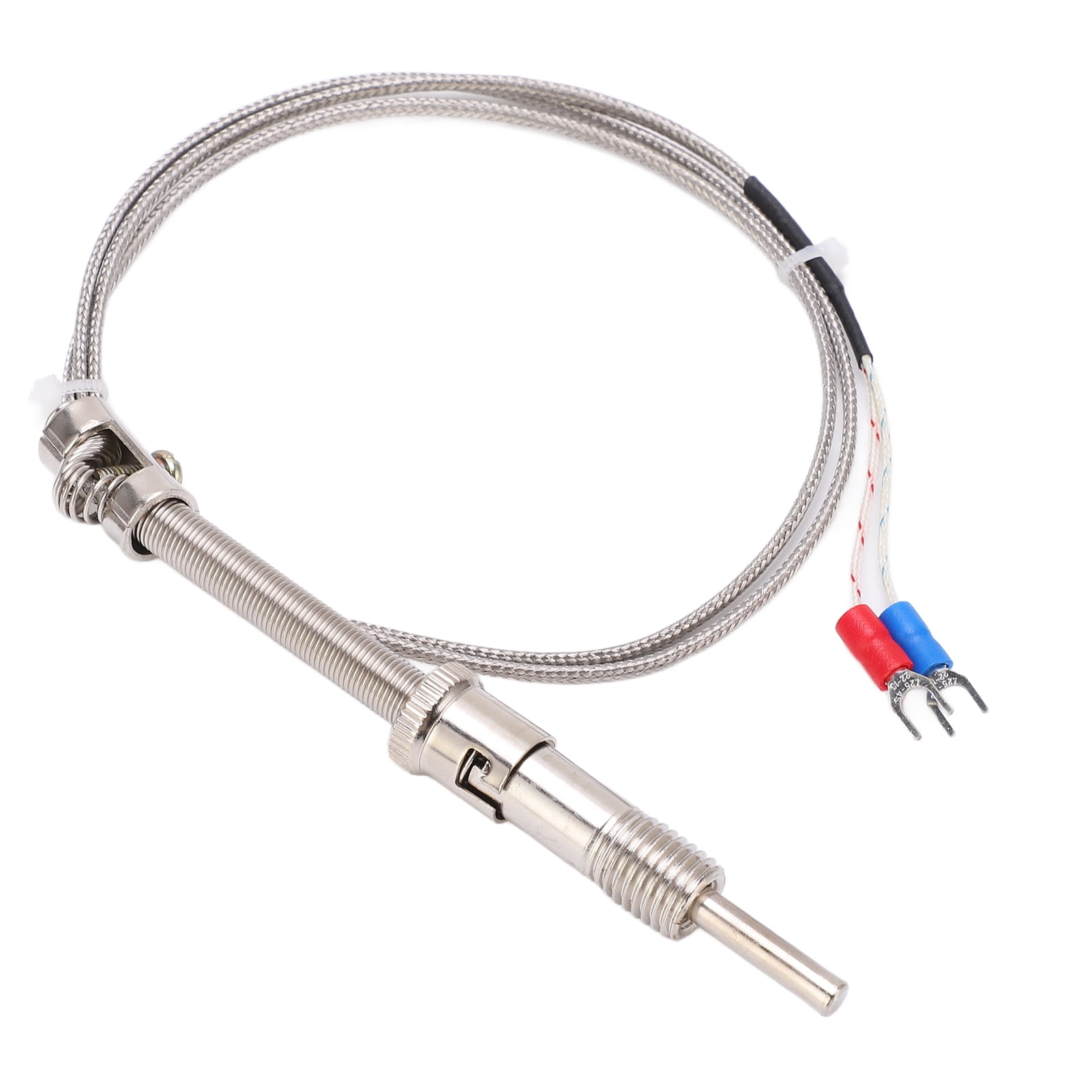 K Type Compression Spring Thermocouple Shielded Thermocouple Wire Probe ...