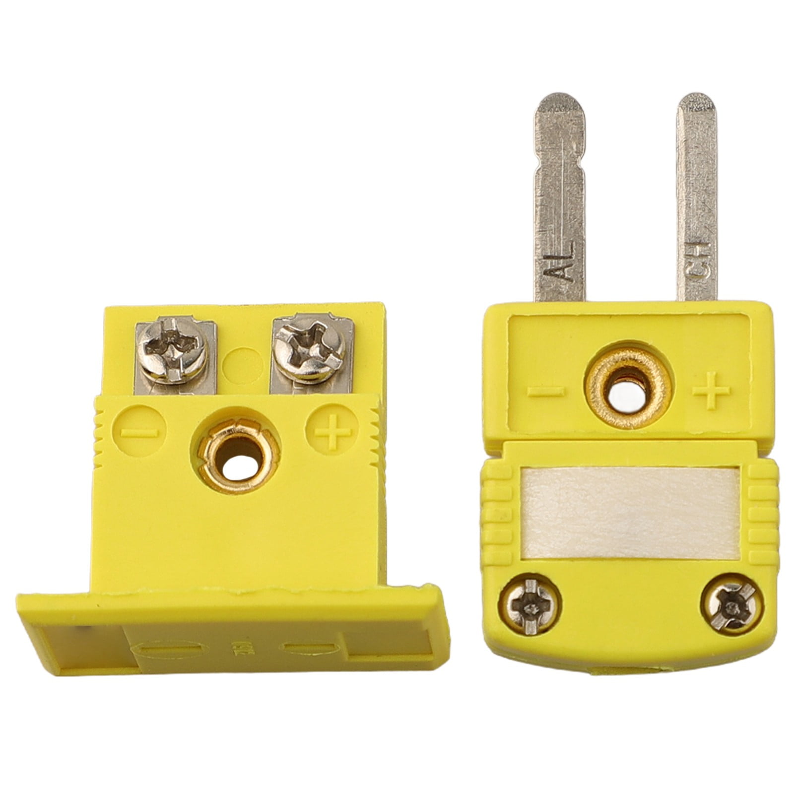 K Type Set Thermocouple Miniature Socket & Panel Mount Alloy Connector ...