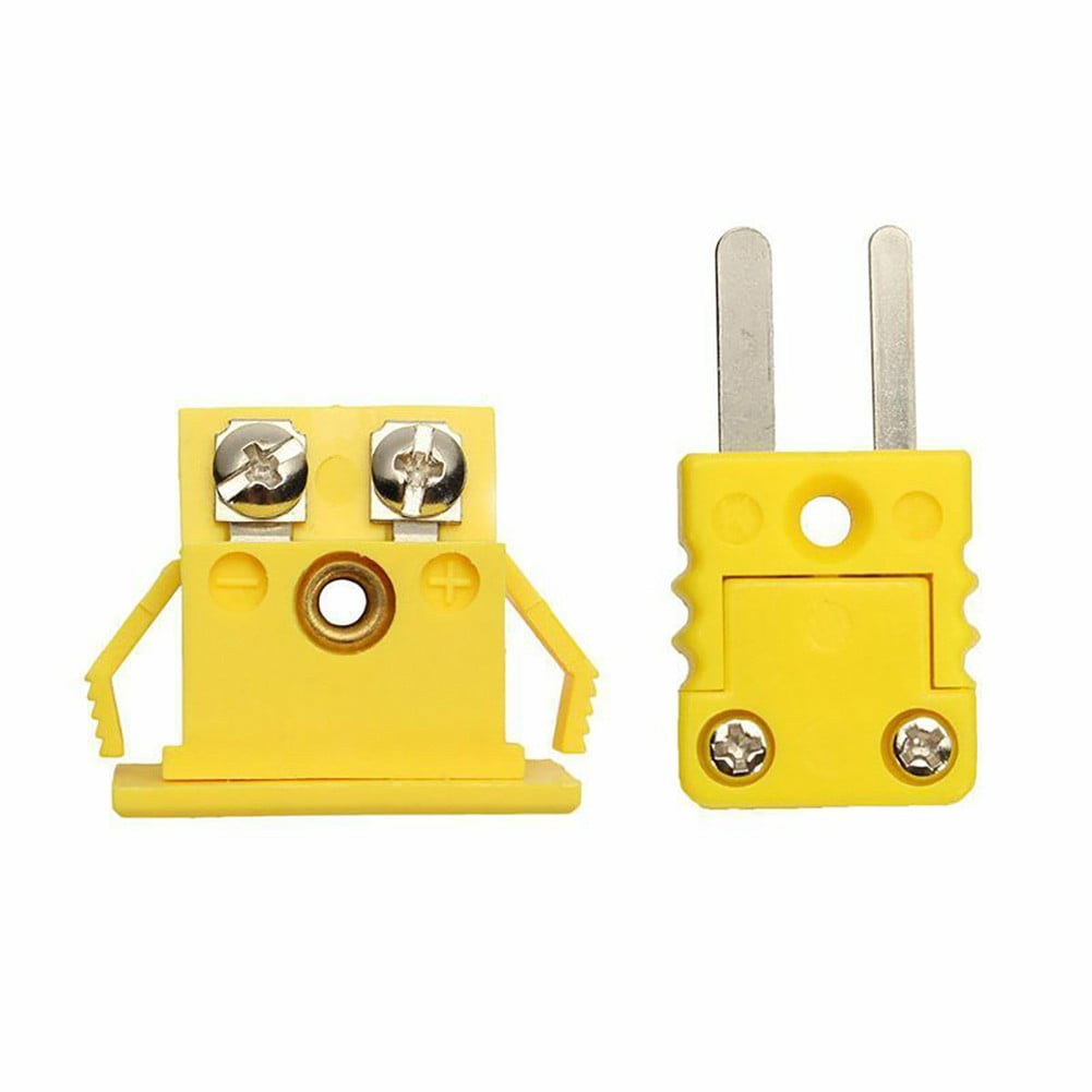 K Type Set Thermocouple Miniature Socket & Panel Mount Alloy Plug ...