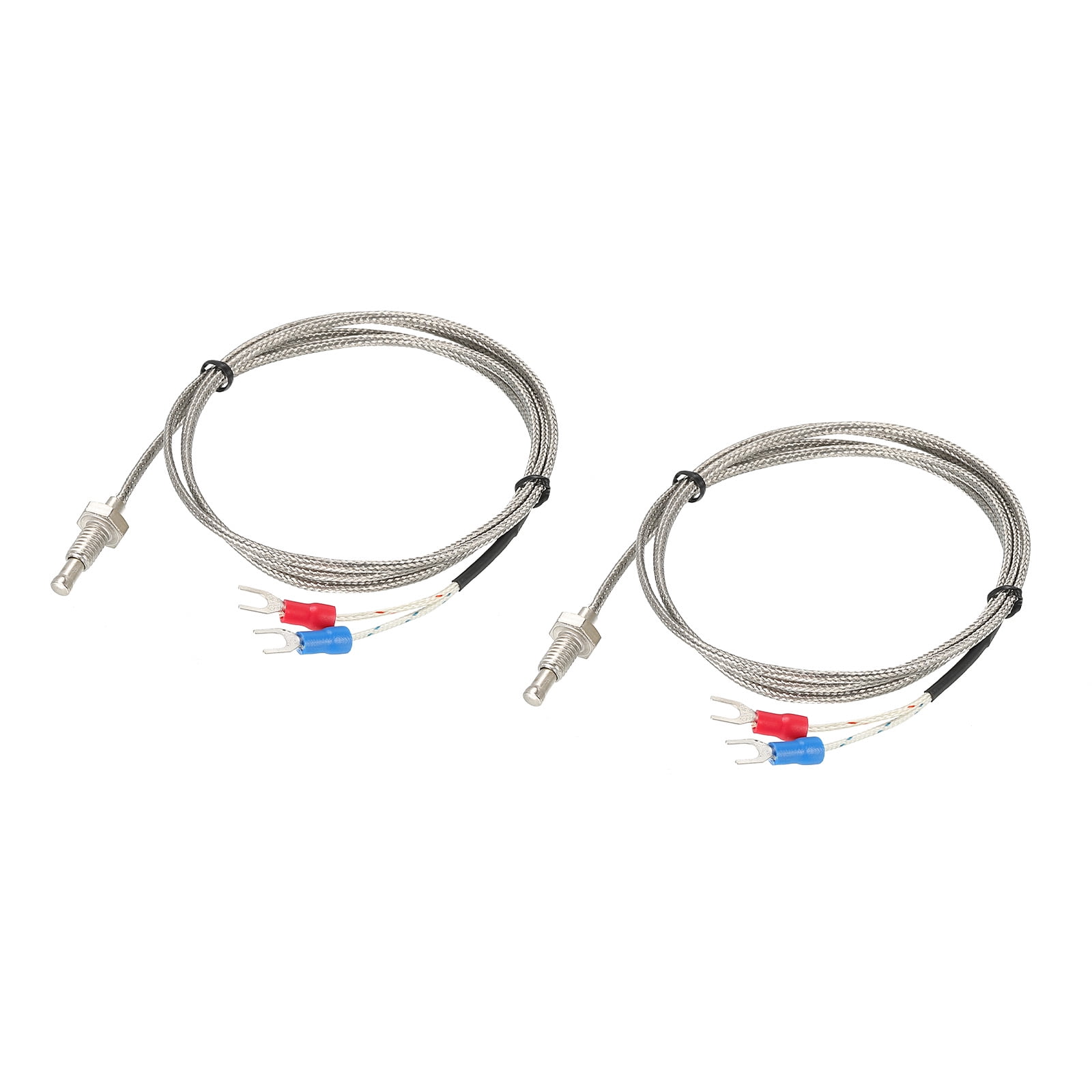 K Type Temperature Sensor 2pcs M6 Screw Temperature Probe Thermocouple ...