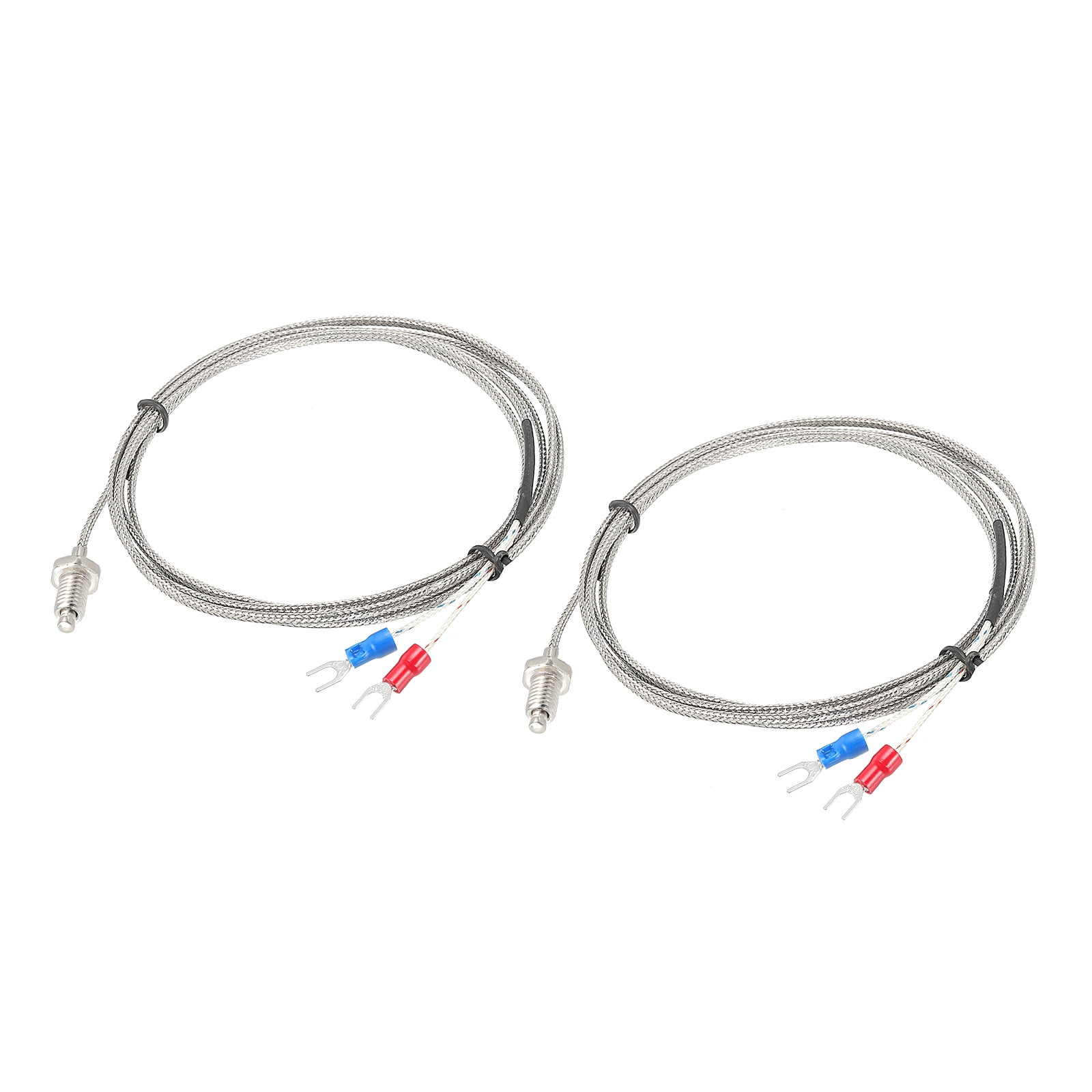 K Type Temperature Sensor 2pcs M8 Screw Temperature Probe Thermocouple ...