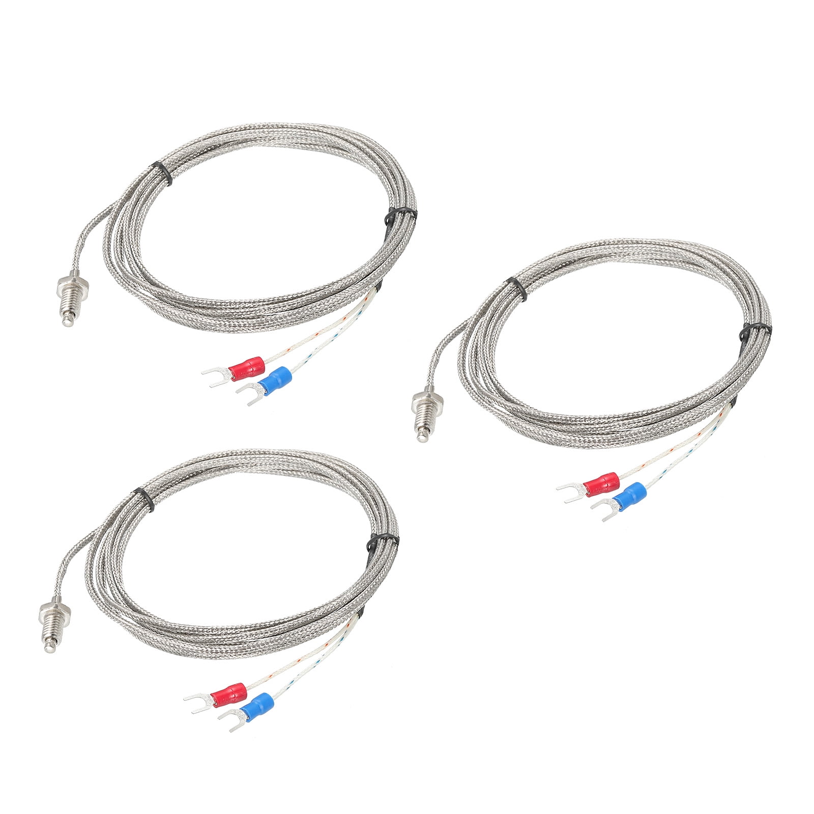 K Type Temperature Sensor 3pcs M8 Screw Temperature Probe Thermocouple ...