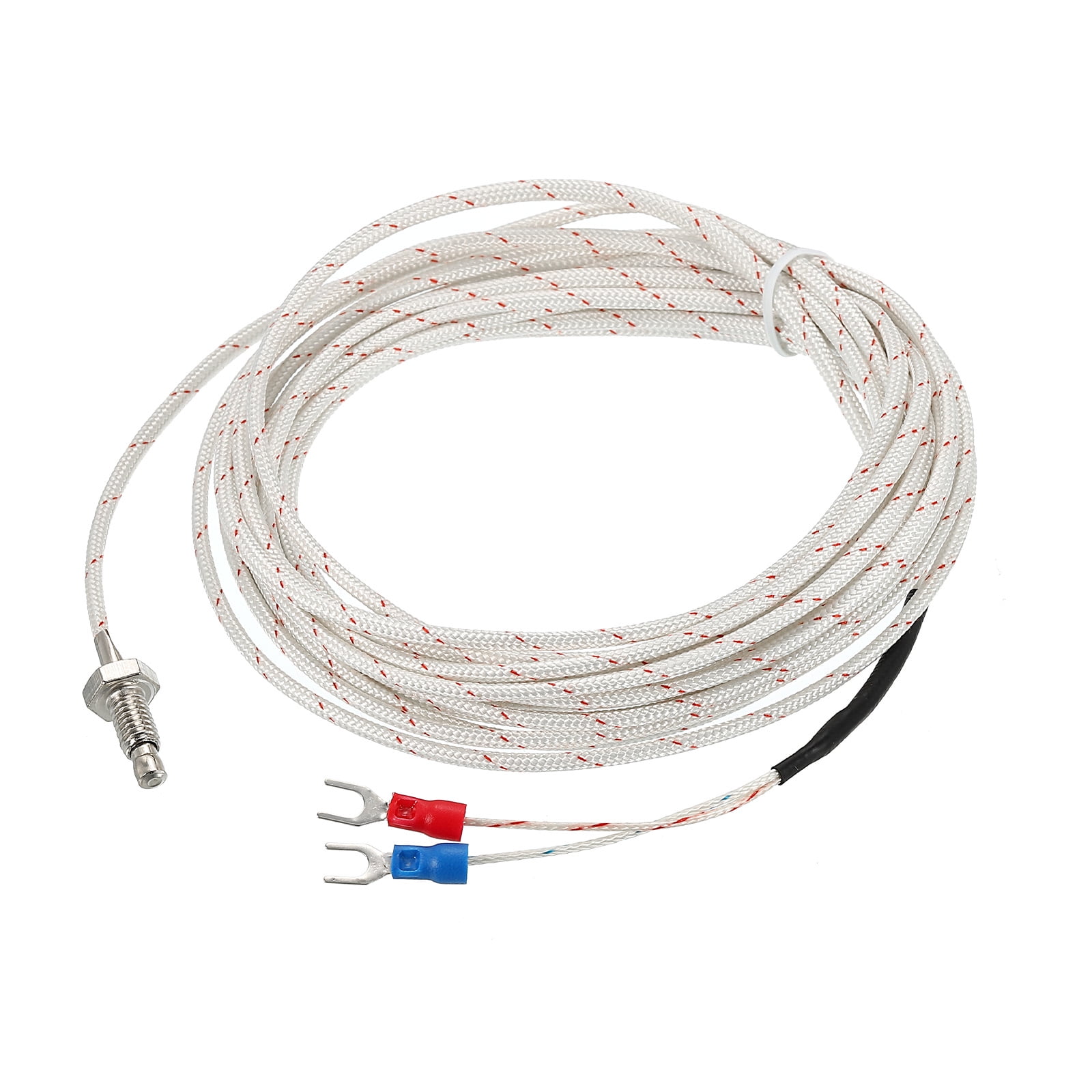 K Type Temperature Sensor M6 Screw Temperature Probe Thermocouple 16ft ...