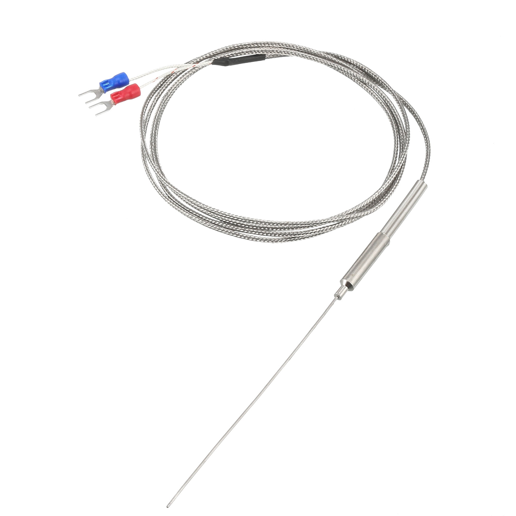 K Type Temperature Sensor Probe 1.5M Cable 1mm x 100mm Probe ...
