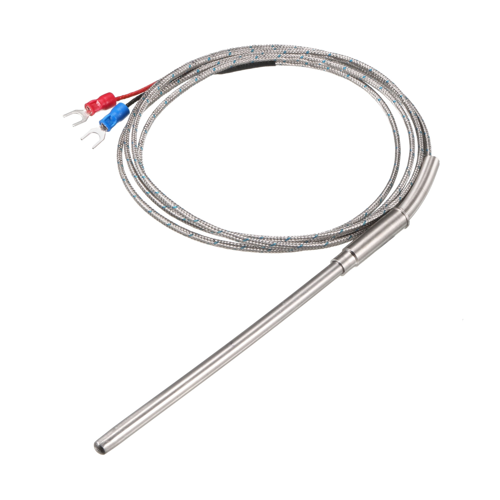 K Type Temperature Sensor Probe 1.5M Cable 5mm x 100mm Probe ...