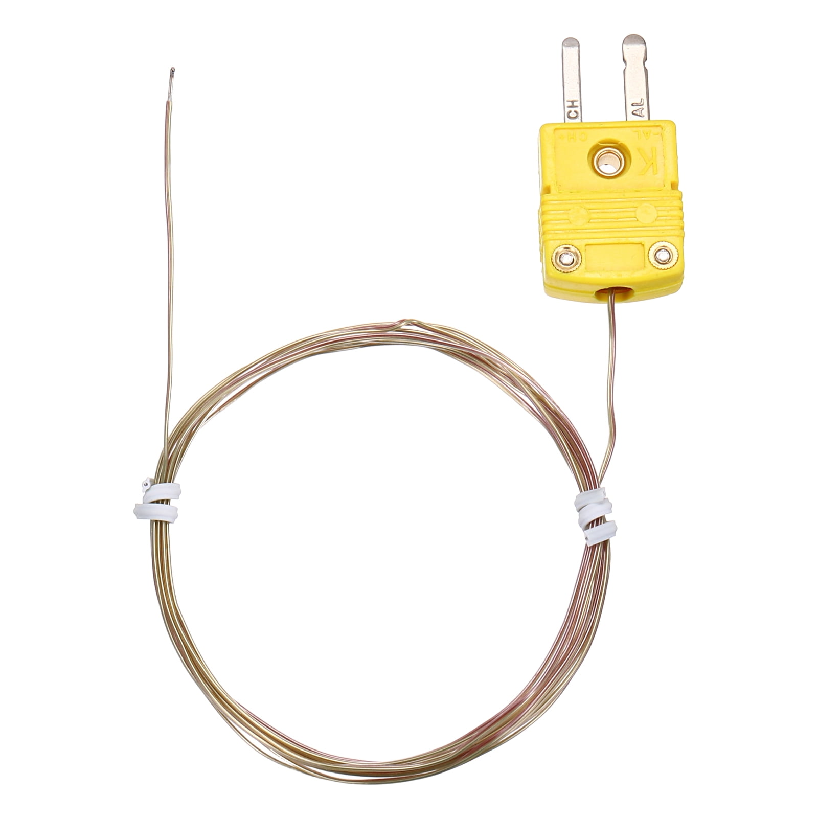K Type Thermocouple Mini Connector Temperature Probe Sensor, 5ft ...