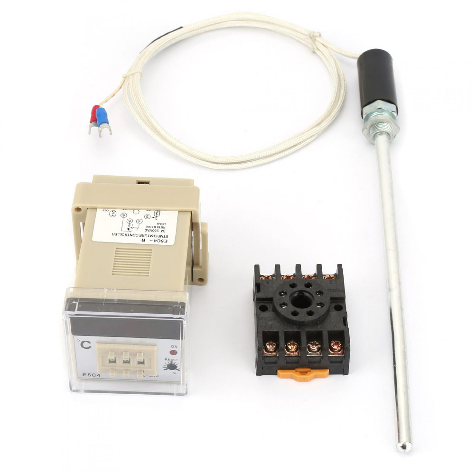 K Type Thermocouple Probe Digital Temperature Controller Thermostat ...