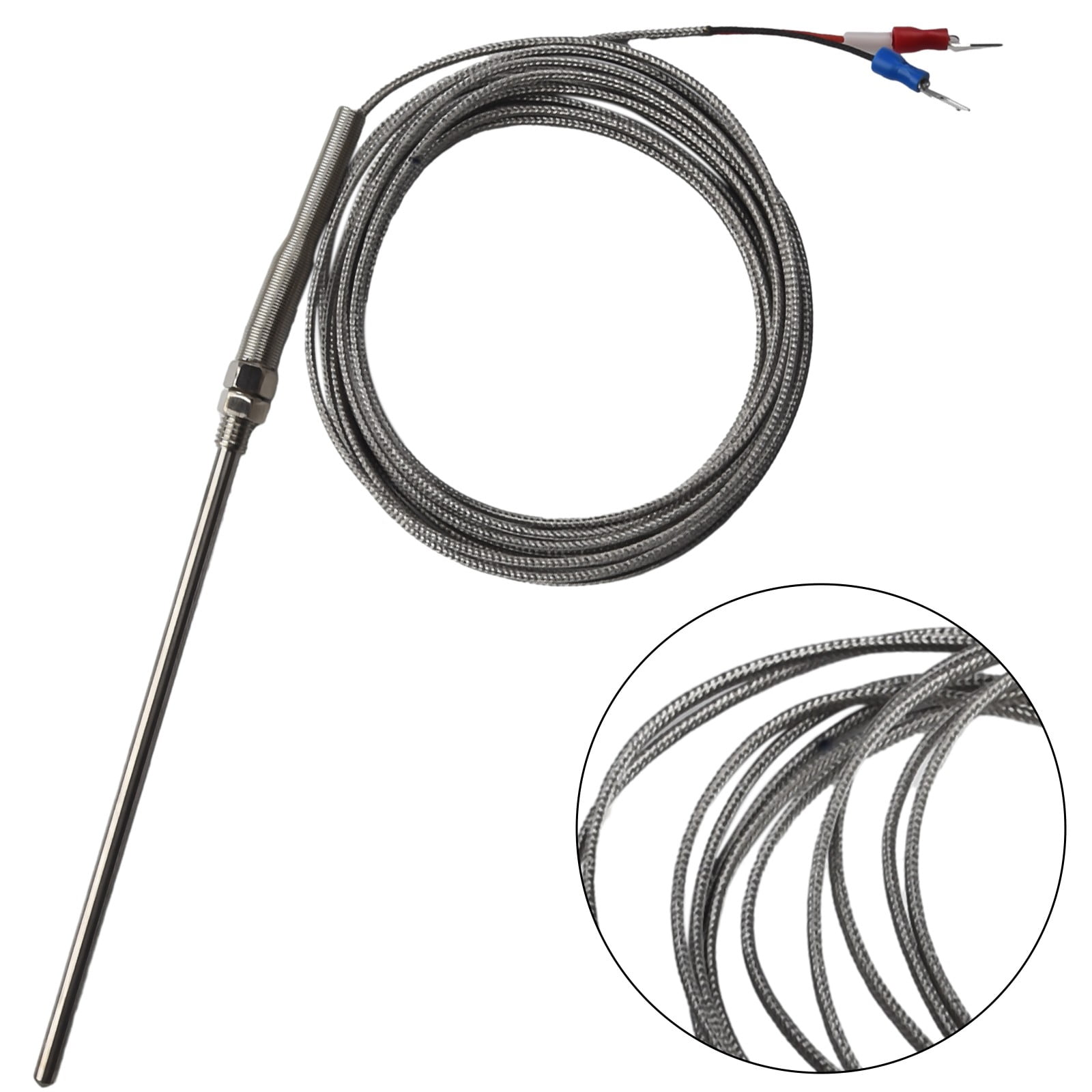K Type Thermocouple Probe Temperature Sensor Controller Sensor Sensor Probe 150mm Wire 4m