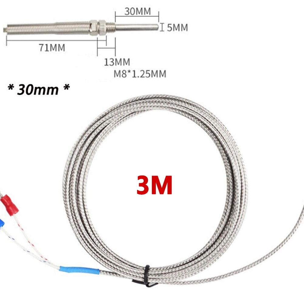 K-Type Thermocouple Probe Temperature Sensor Controller Sensor Sensor ...