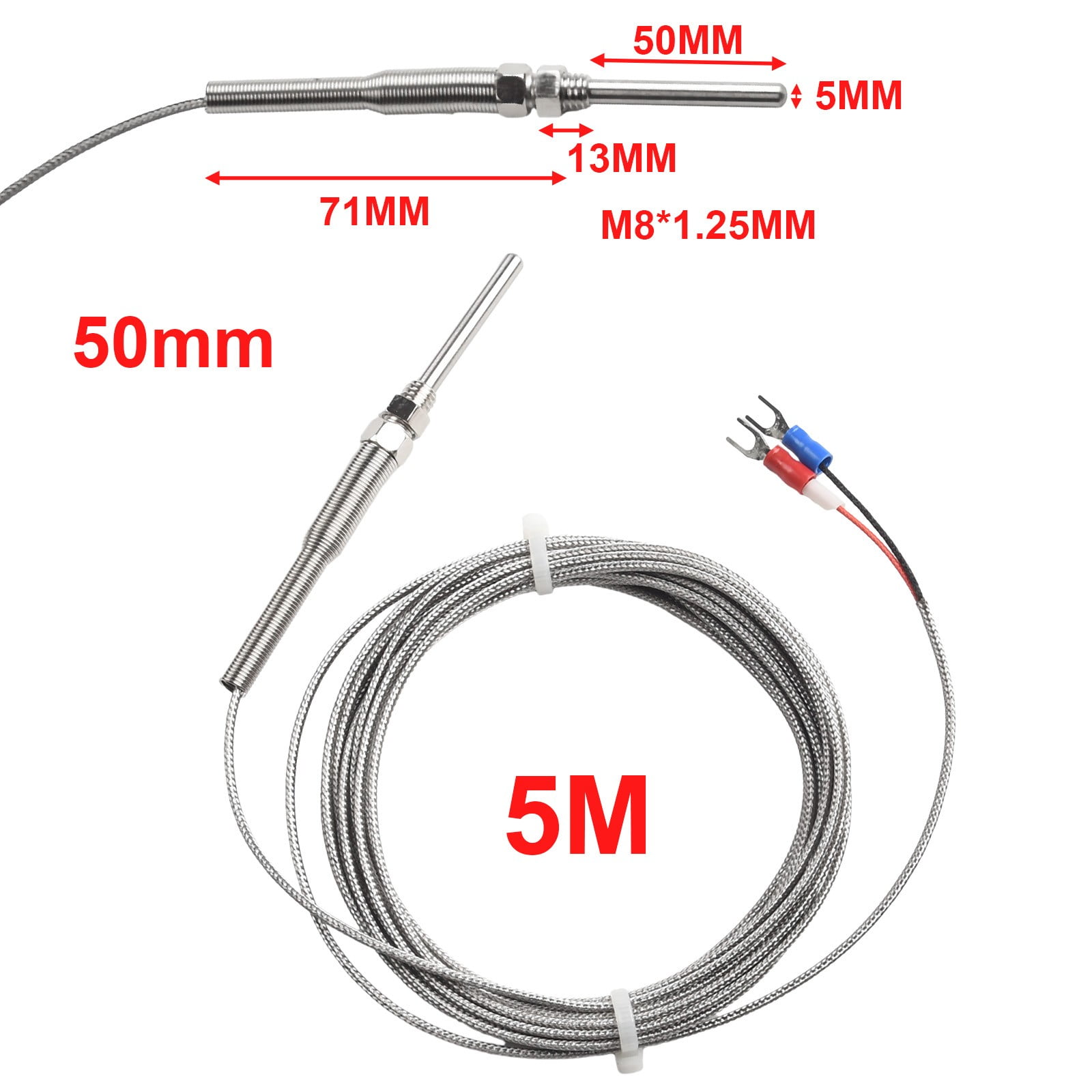 K-Type Thermocouple Probe Temperature Sensor Controller Sensor Sensor ...