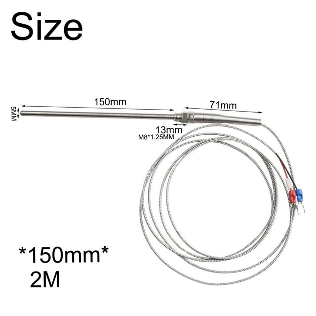 K-Type Thermocouple Probe Temperature Sensor Controller Sensor Sensor ...