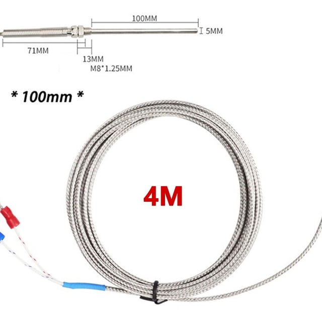 K-Type Thermocouple Probe Temperature Sensor Controller Sensor Sensor ...