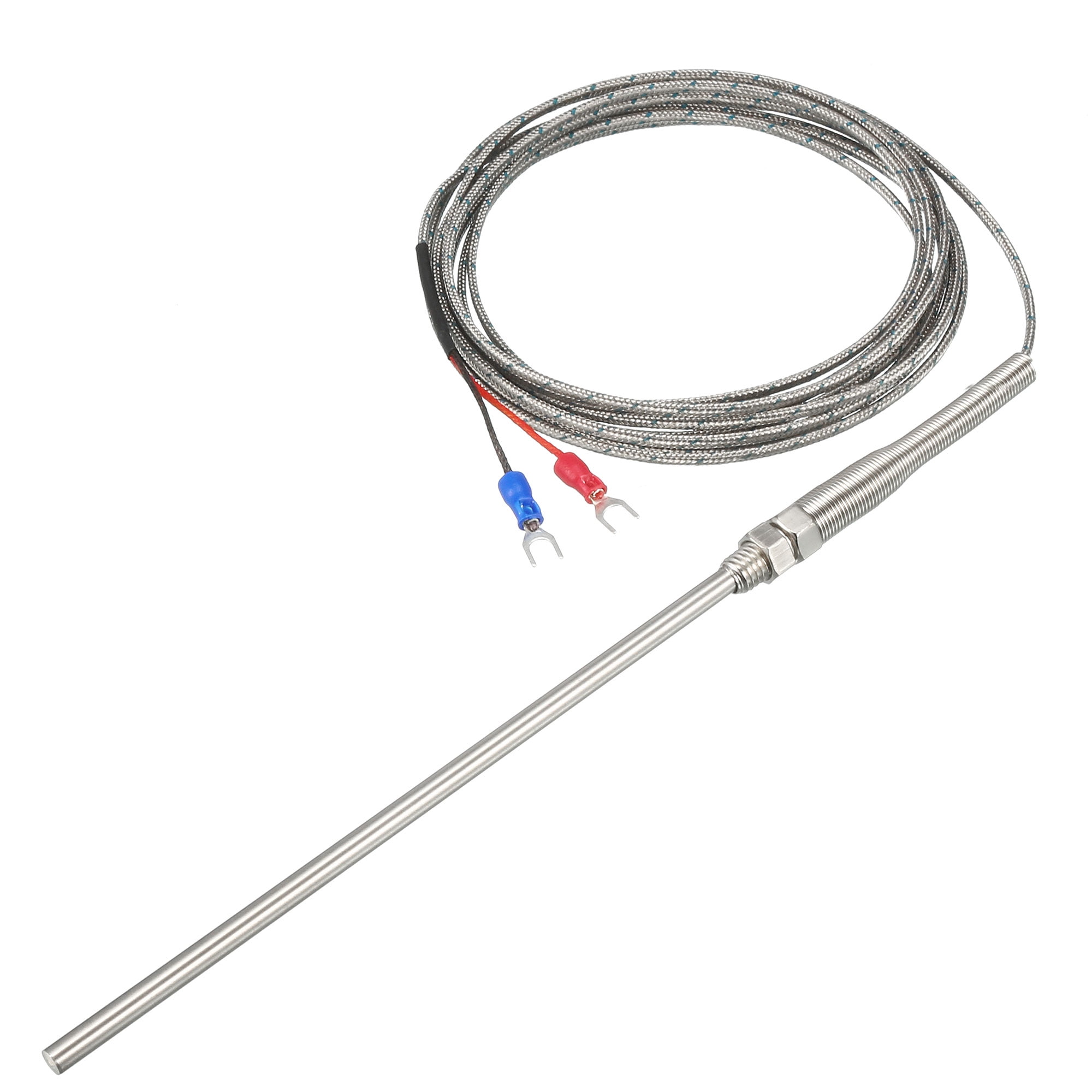 K Type Thermocouple Spring Type Temperature Sensor Probe 3 M Cable ...