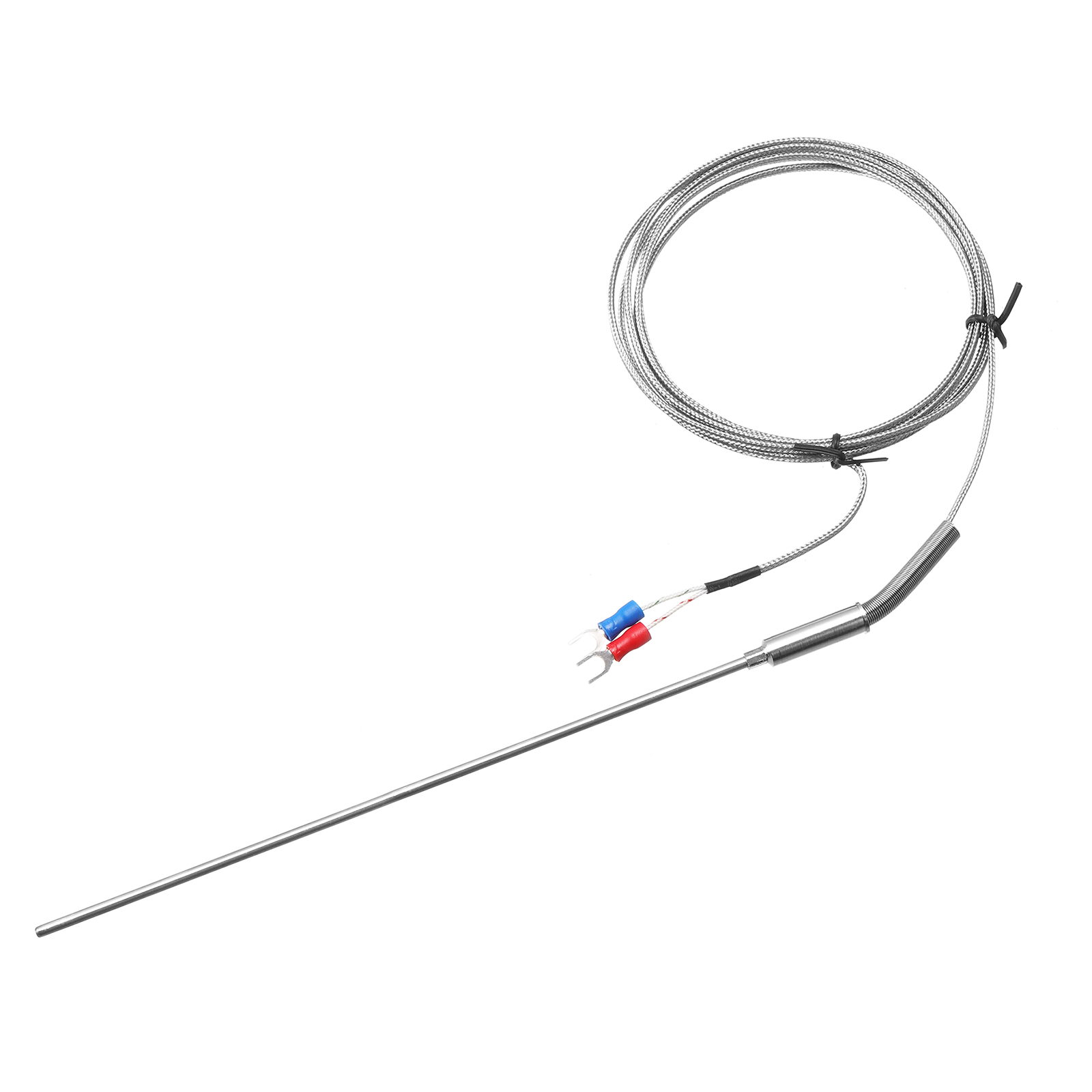K Type Thermocouple Temperature Sensor Probe 1/8"x8" 6.6ft Cable 0 to ...