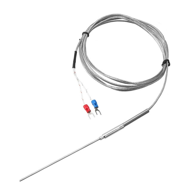K Type Thermocouple Temperature Sensor Probe 2x100mm 6.6ft Cable 0 to ...