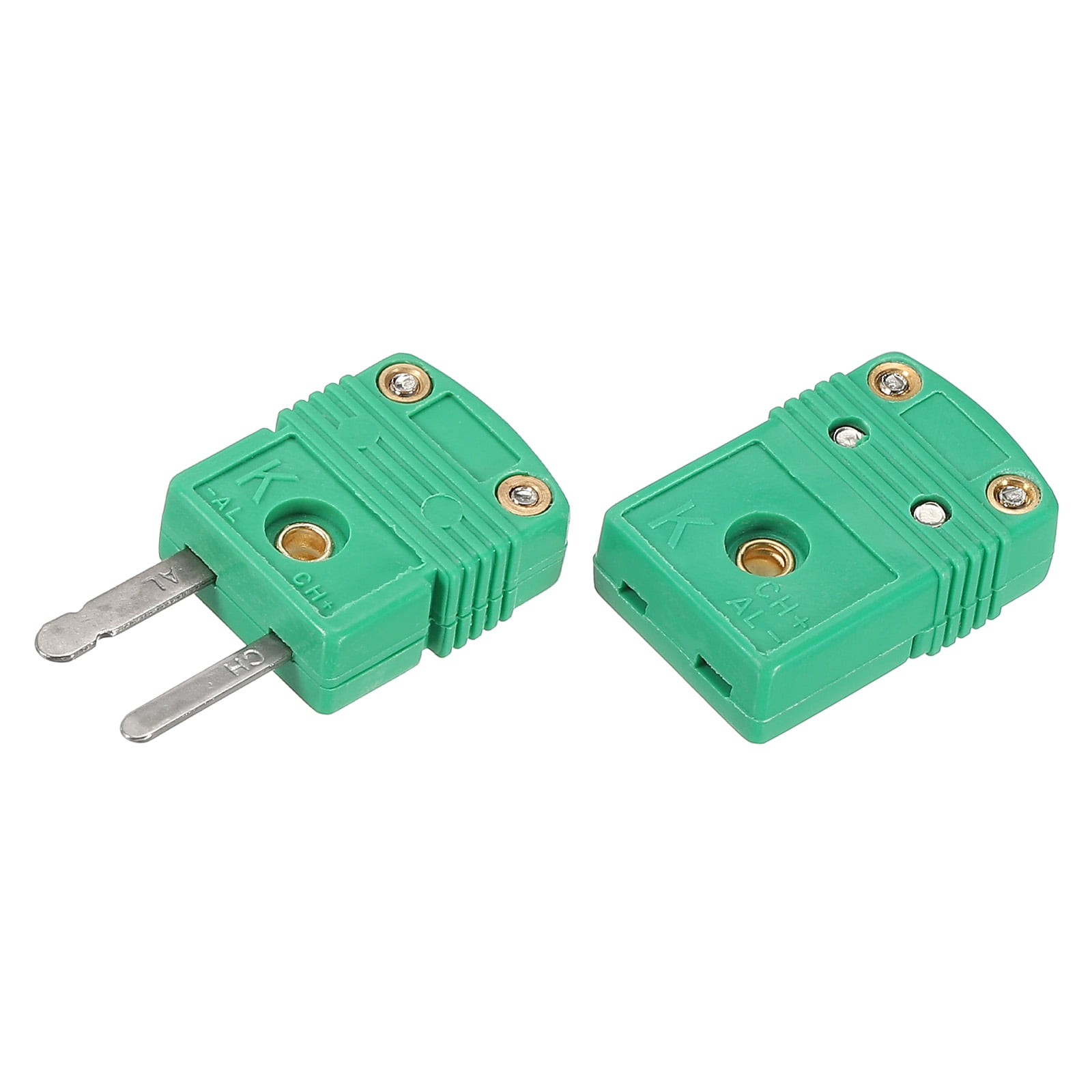 K Type Thermocouple Wire Connectors Male Female Plug Adapter High ...