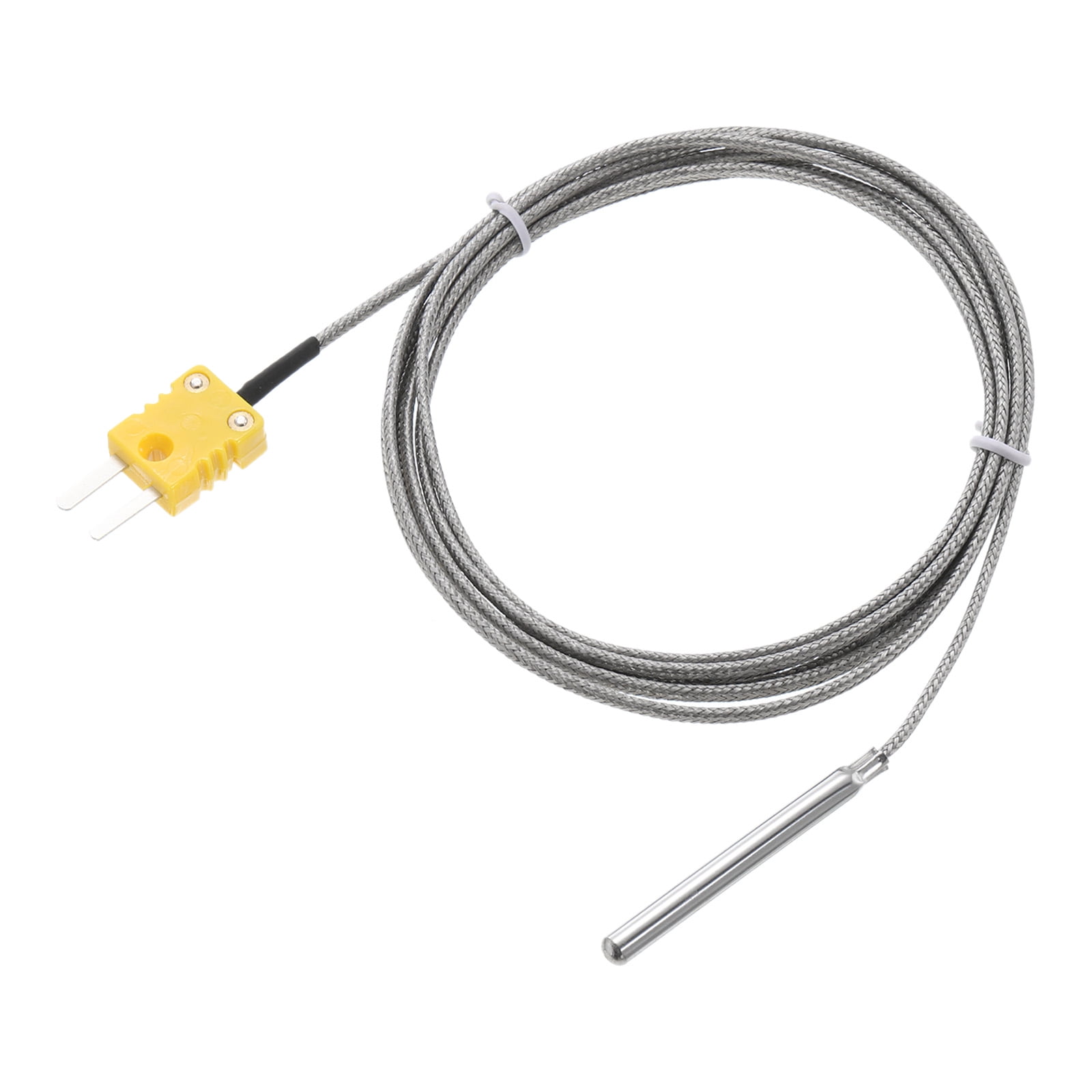 K Type Thermocouple with Plug, Meter Temperature Sensor Probe 0 to 600C ...