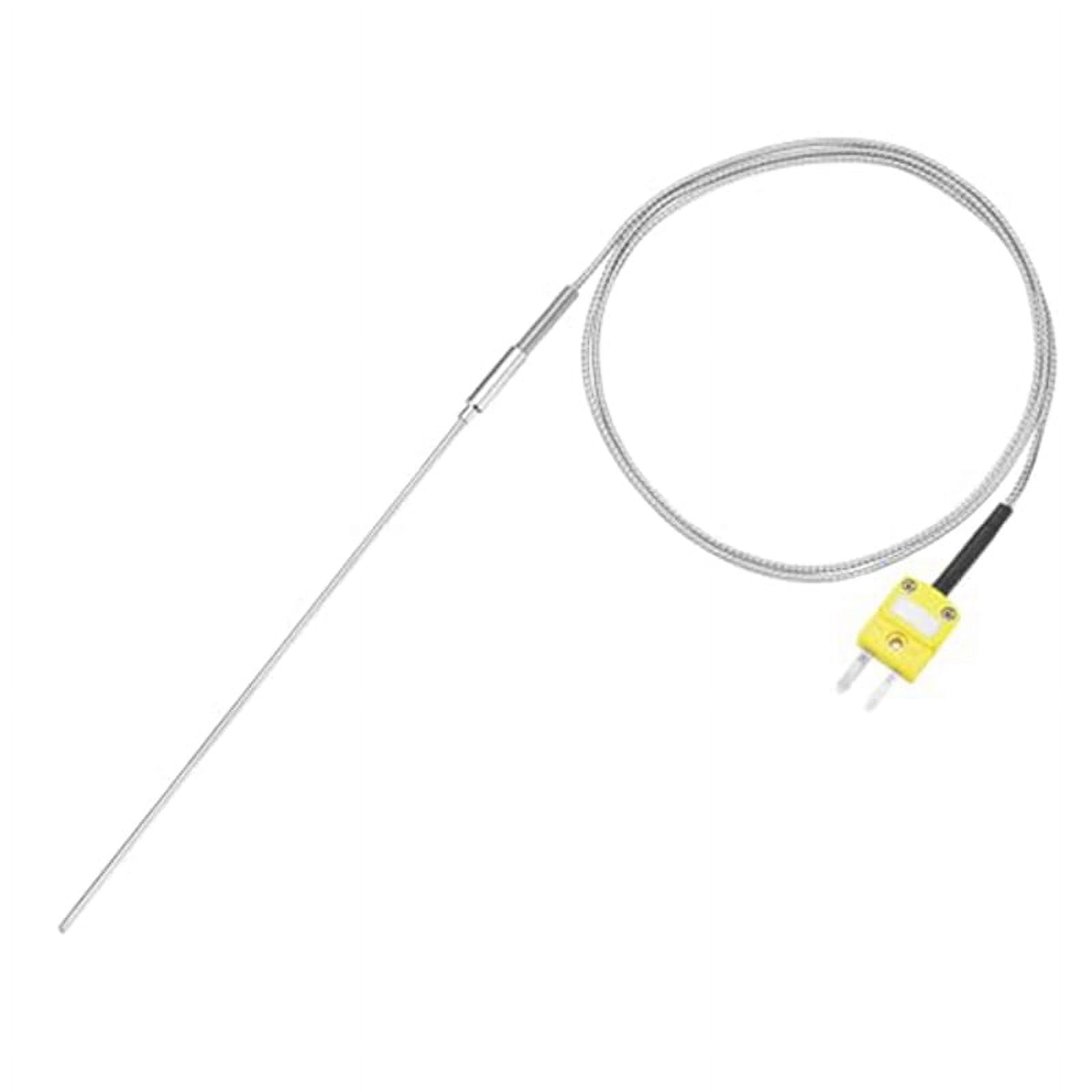 K Type Thermocouple with Plug, Meter Temperature Sensor Probe -50 to ...