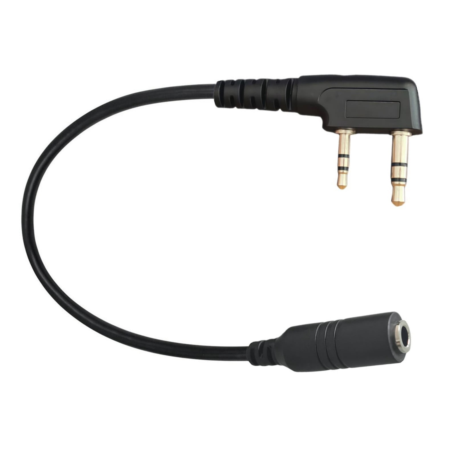 K Type Two Pin To 3.5mm Female Adapter for Most Mobile Headsets And ...