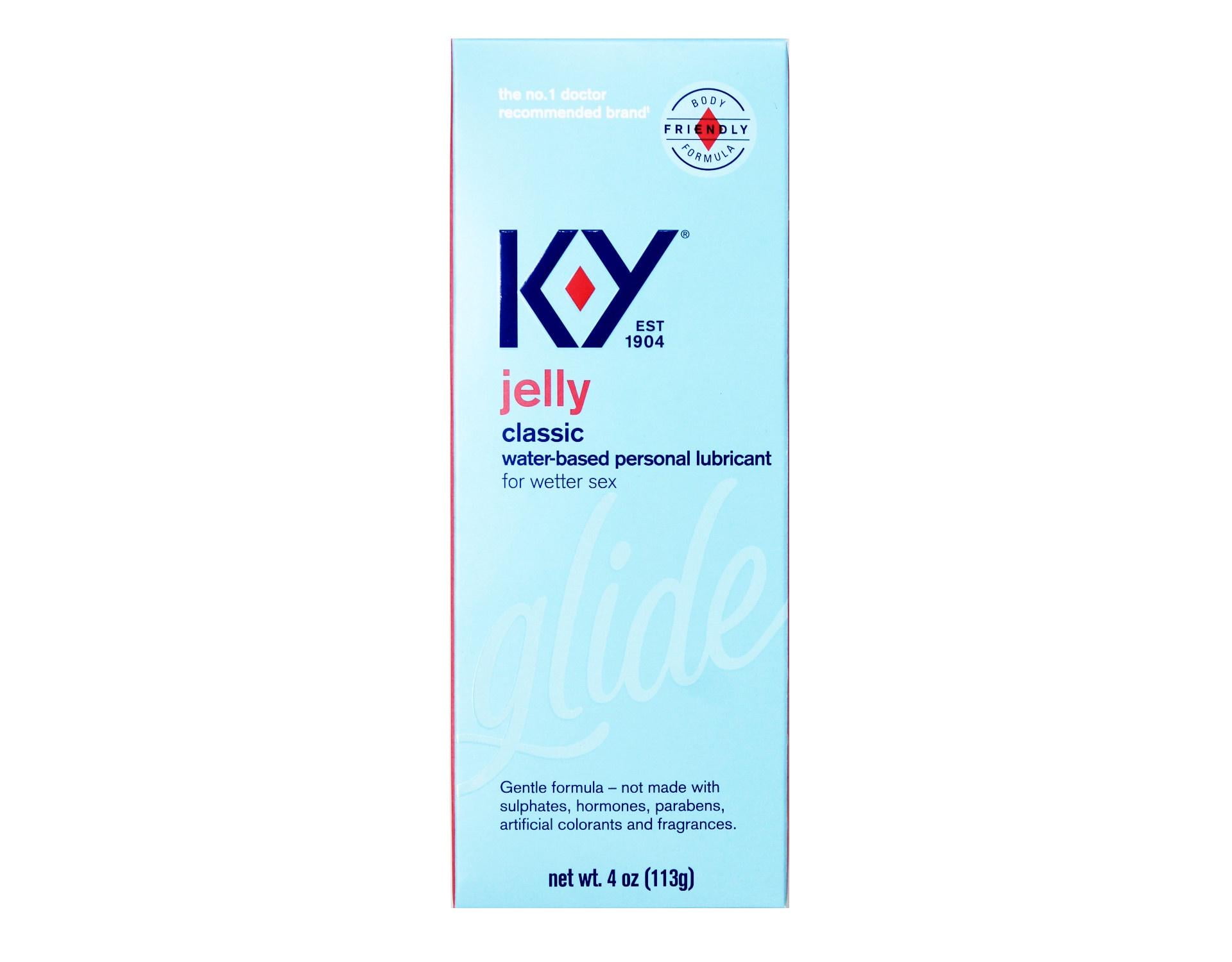 K-Y Jelly Water-Based Sex Lube, Personal Lubricant, 4 oz - Walmart.com