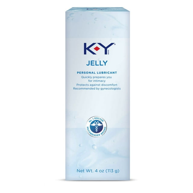 K Y Jelly Personal Lubricant Water Based Lube For Sexual Wellness Vaginal Moisturizer 4 Fl Oz