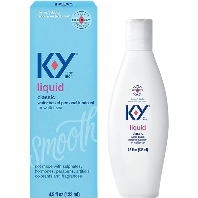 K-Y Liquid Personal Lube, Water-Based Lubricant, 5 oz - Walmart.com