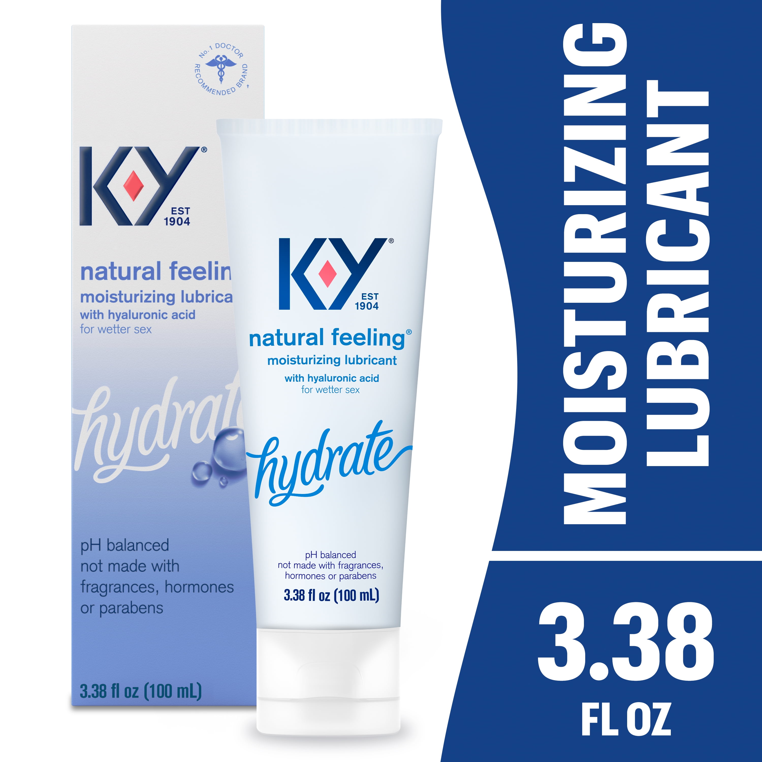 K Y Natural Feeling Personal Lubricantwater Based Lube For Sexual Wellness Vaginal Moisturizer