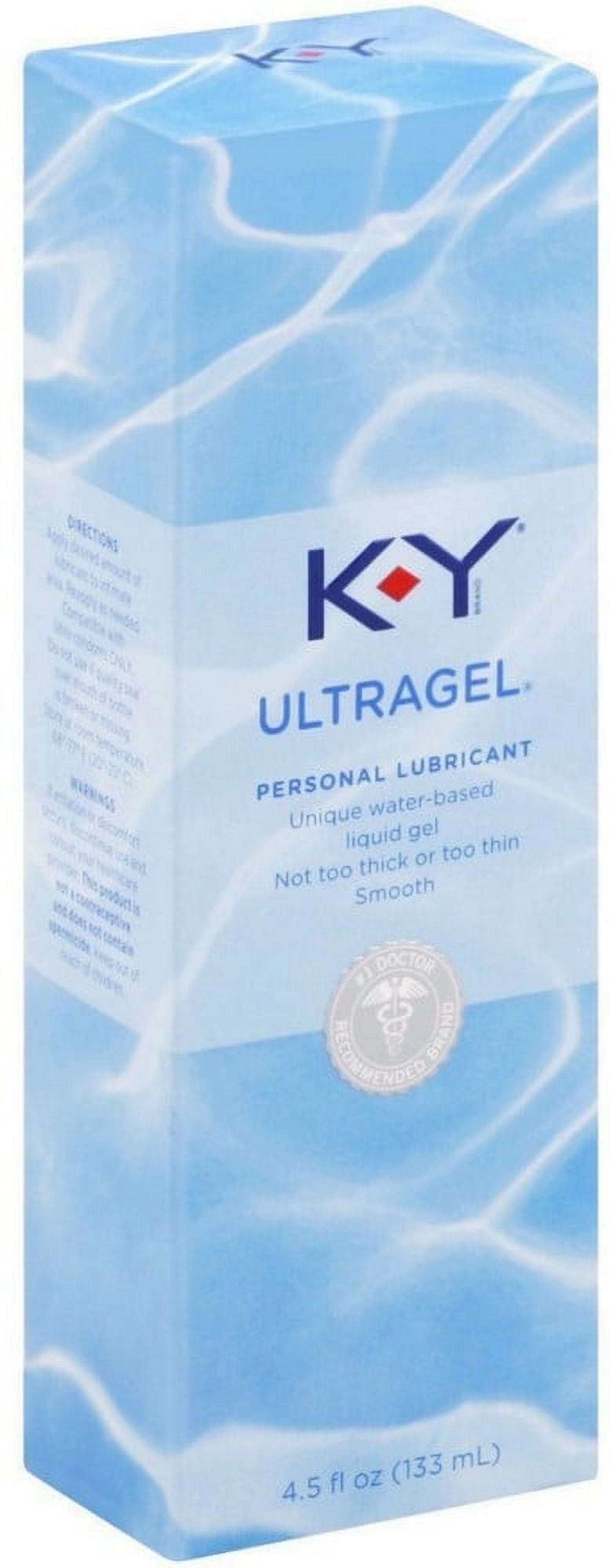 K-Y Ultragel Personal Water Based Lubricant Gel - Sensual Silk, Long ...