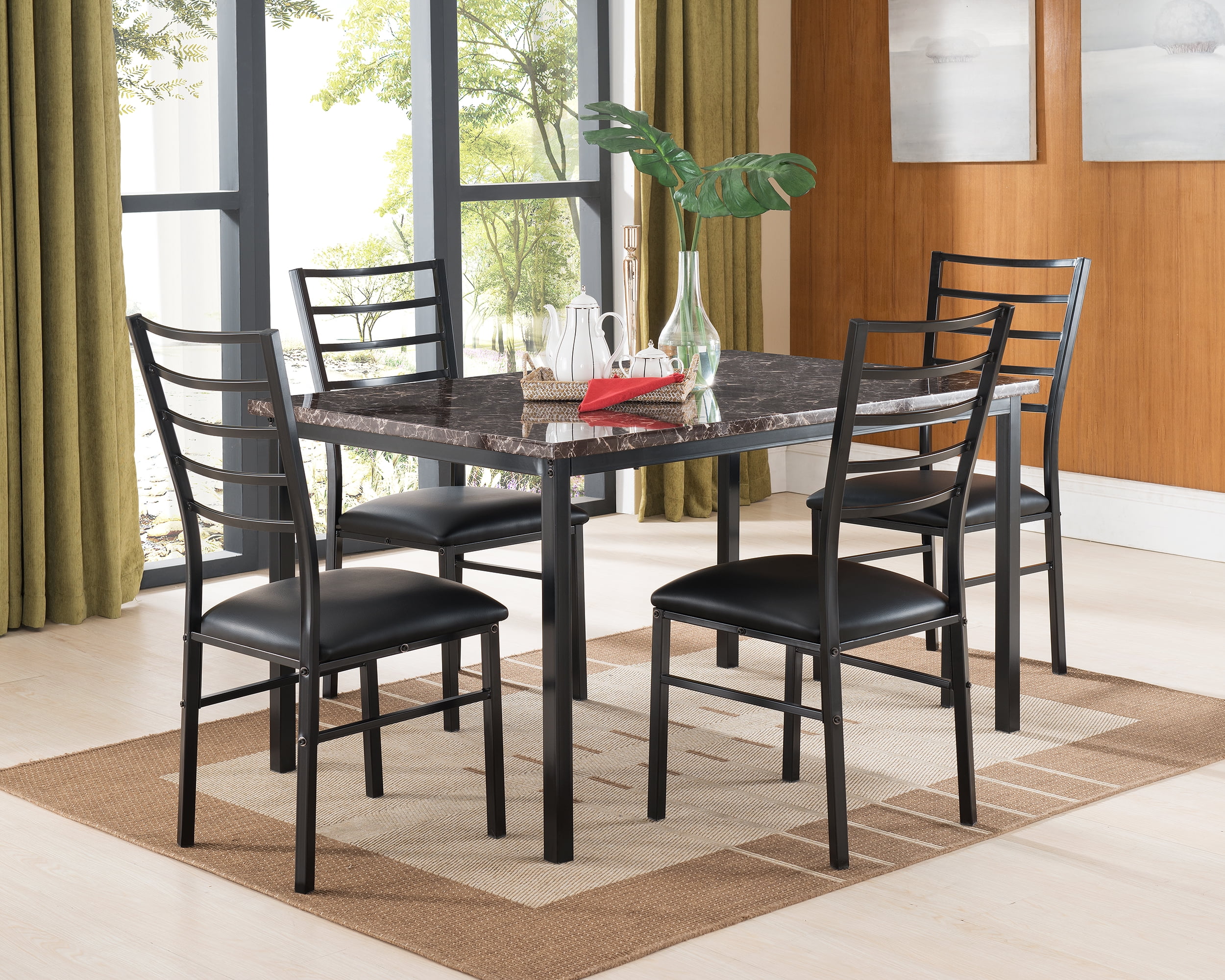 K & B Furniture Cambridge Dining Table - Walmart.com