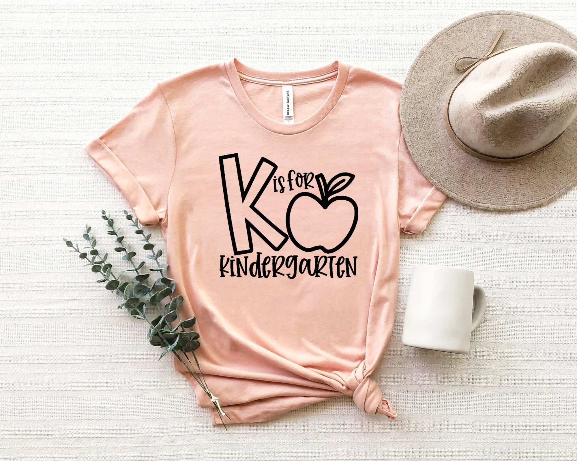 K is for Kindergarten, Kindergarten Teacher Tee, Teacher Shirt, Field ...