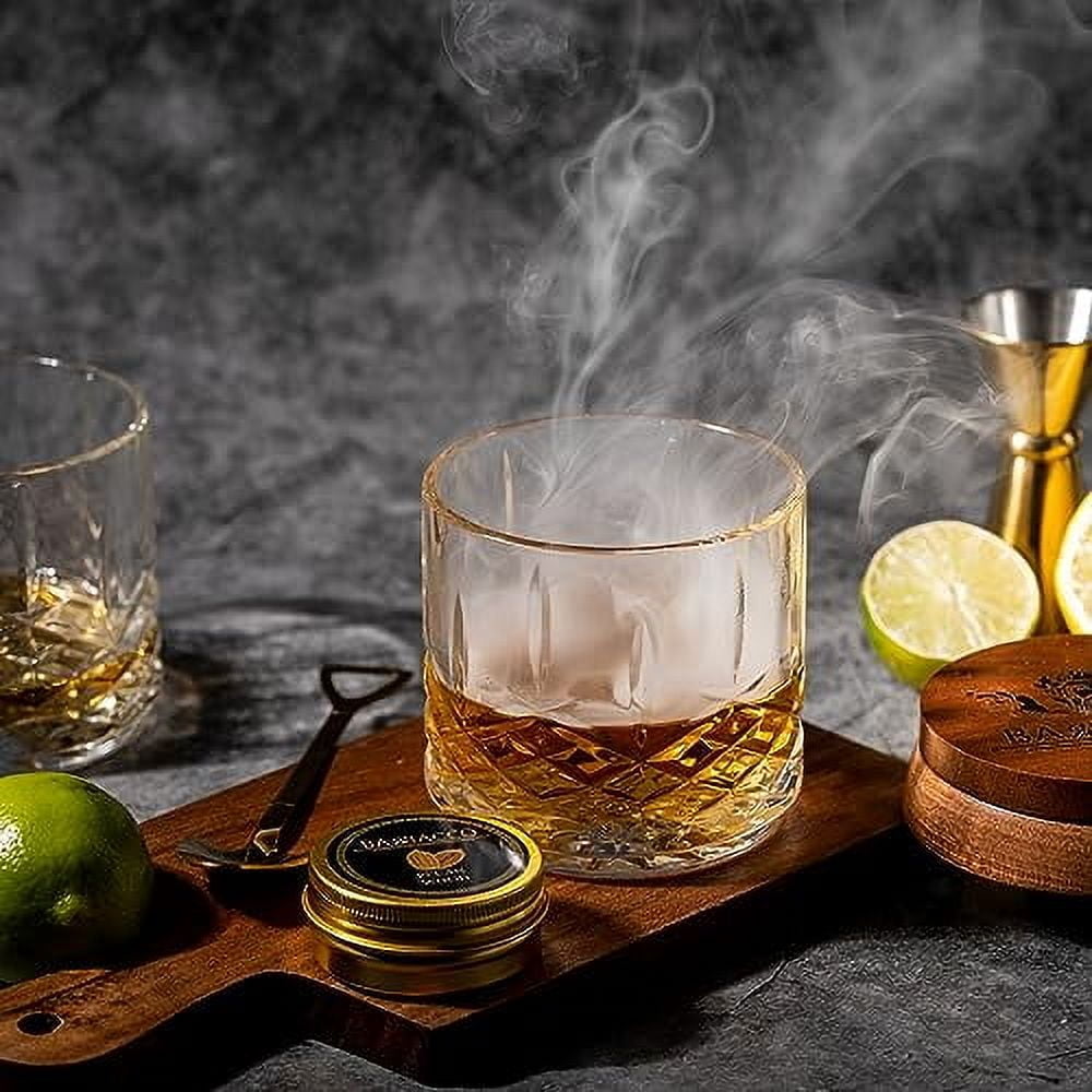 Kélu Bar Bacco Cocktail Smoker Kit - Old Fashioned Drink Smoke Infuser ...