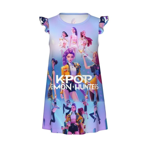 K_po_p De_m_on Hu_nt_er Nightgowns Pajamas Dress Nightgown For Flutter ...