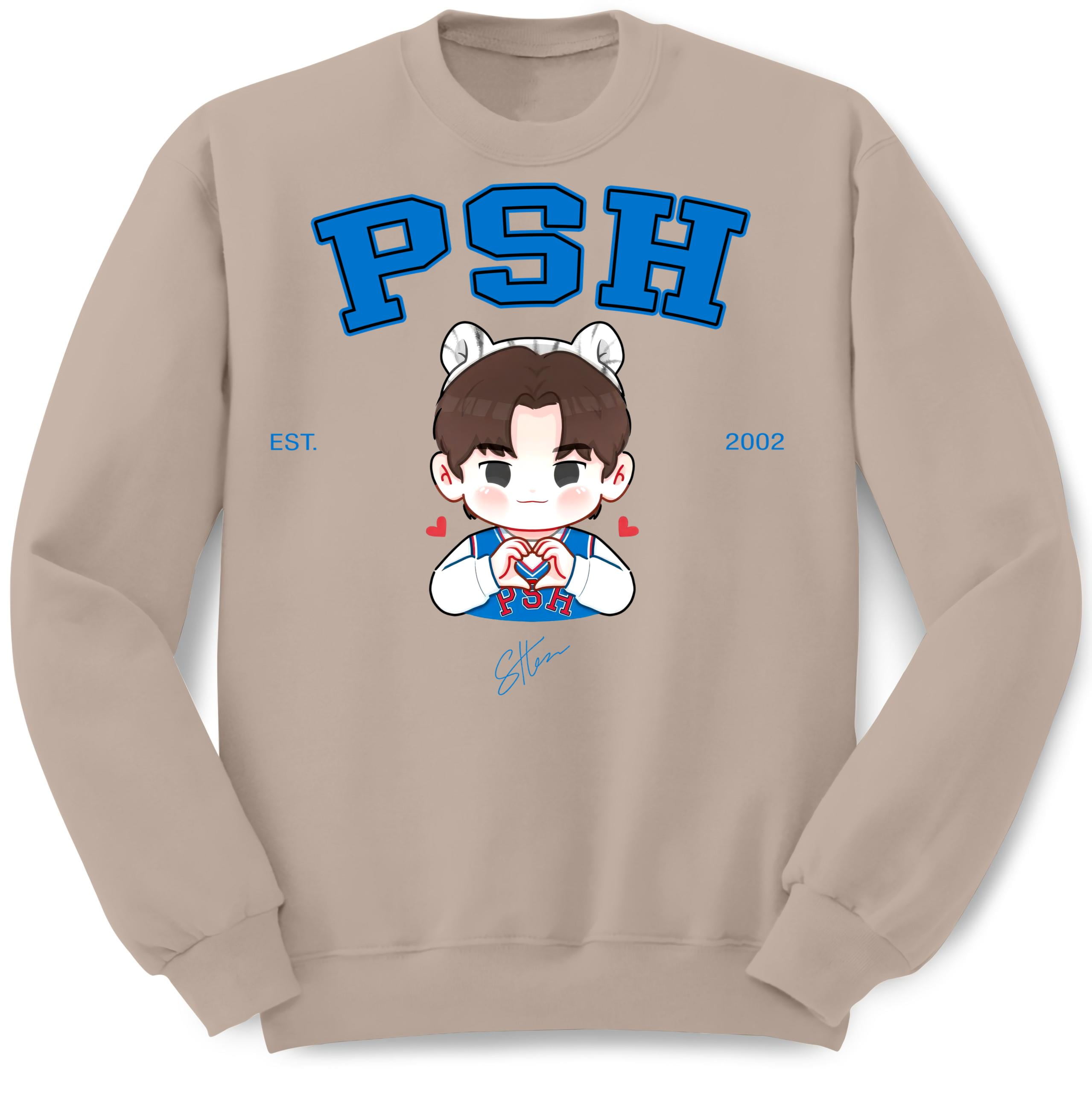 K-pop Artist Chibi Graphic Sweatshirt - Walmart.com