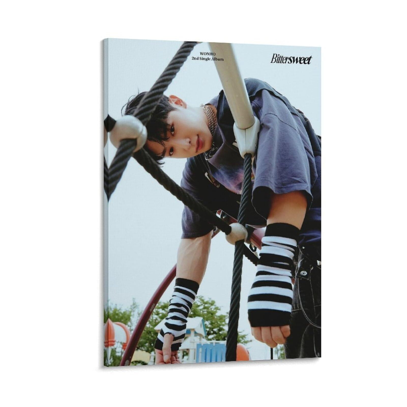 K-pop Artist Poster Monsta Wonho Bittersweet Ver. 2nd Teaser Canvas ...