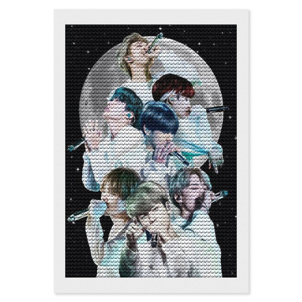 K-pop BTS DIY 5D Diamond Art Kits for Adults Diamond Art Diamond Art ...
