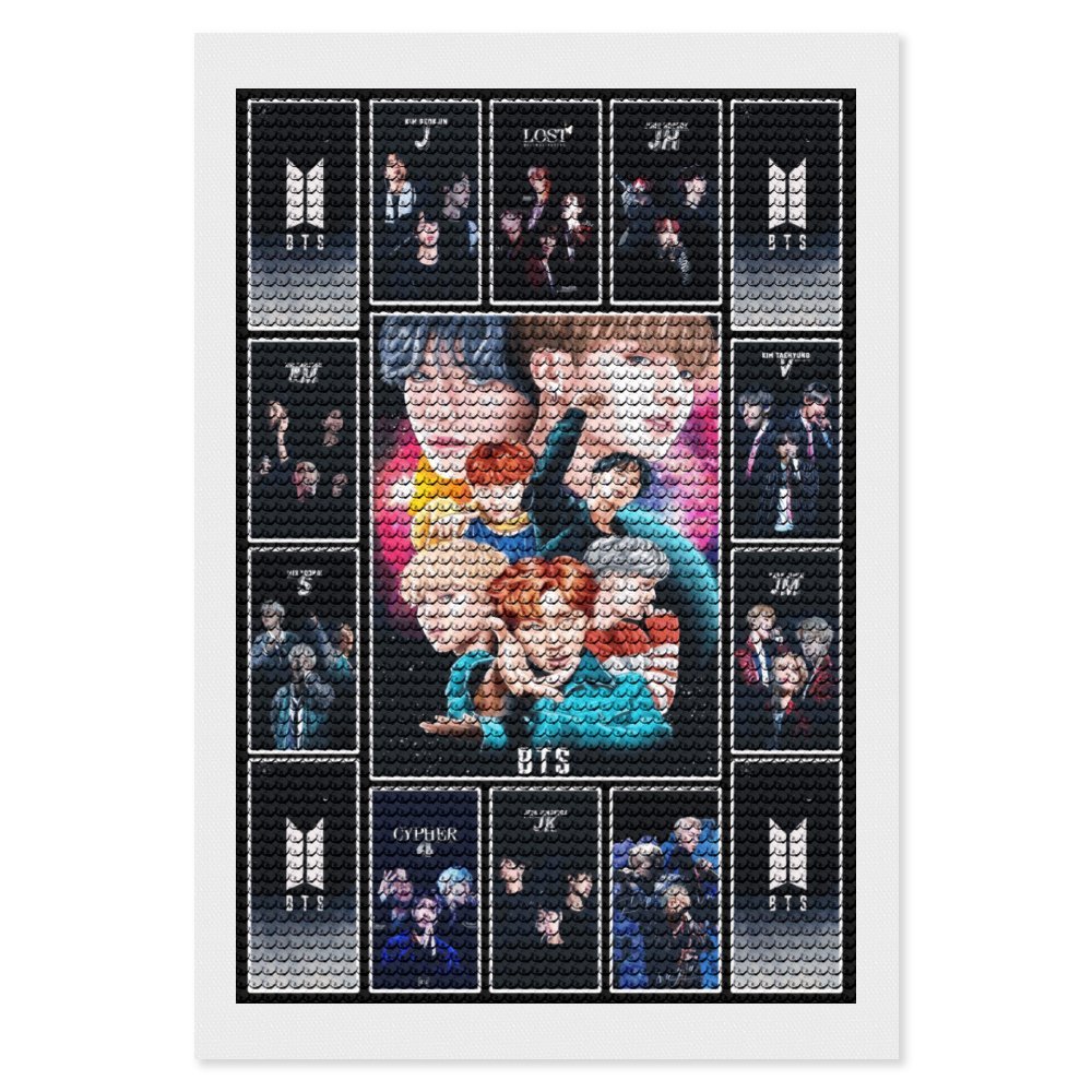 K-pop BTS DIY 5D Diamond Art Kits for Adults Diamond Art Diamond Art ...