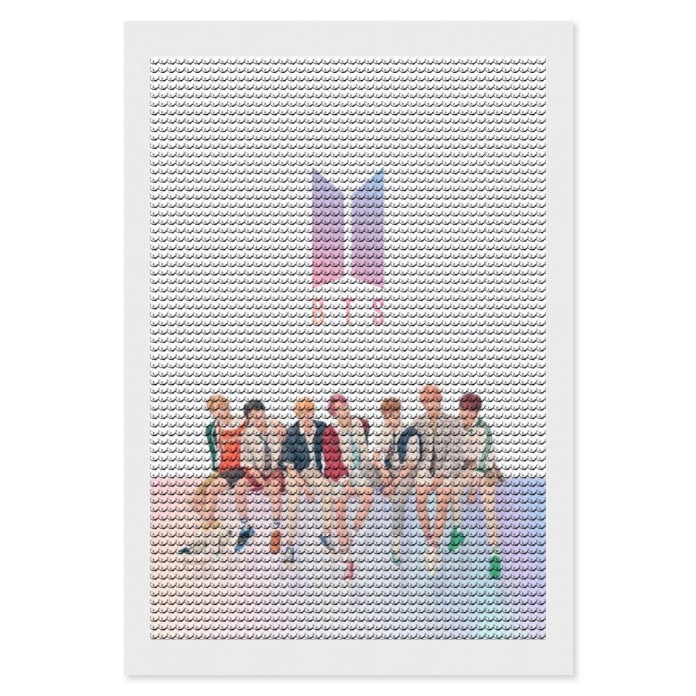 K-pop BTS DIY 5D Diamond Art Kits for Adults Diamond Art Diamond Art ...