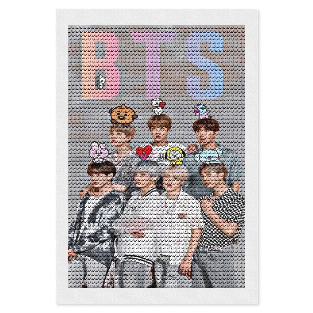 K-pop BTS DIY 5D Diamond Art Kits for Adults Diamond Art Diamond Art ...
