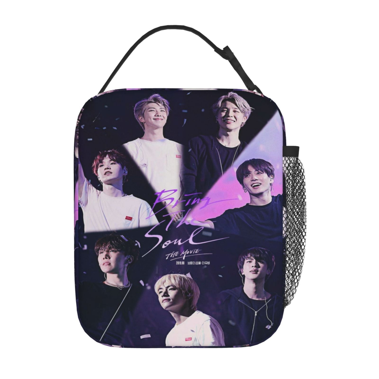 K-pop BTS Lunch Bag Love Yourself Lunch Box Multi Function Reusable ...