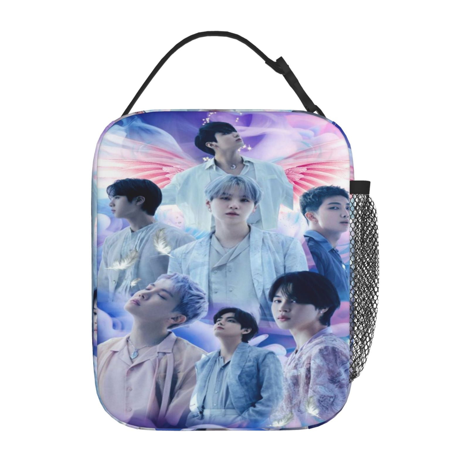 K-pop BTS Lunch Bag Love Yourself Lunch Box Multi Function Reusable ...