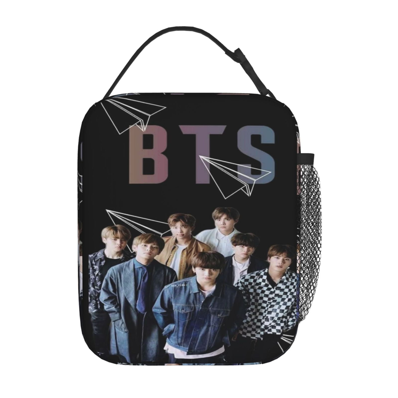 K-pop BTS Lunch Bag Love Yourself Lunch Box Multi Function Reusable ...