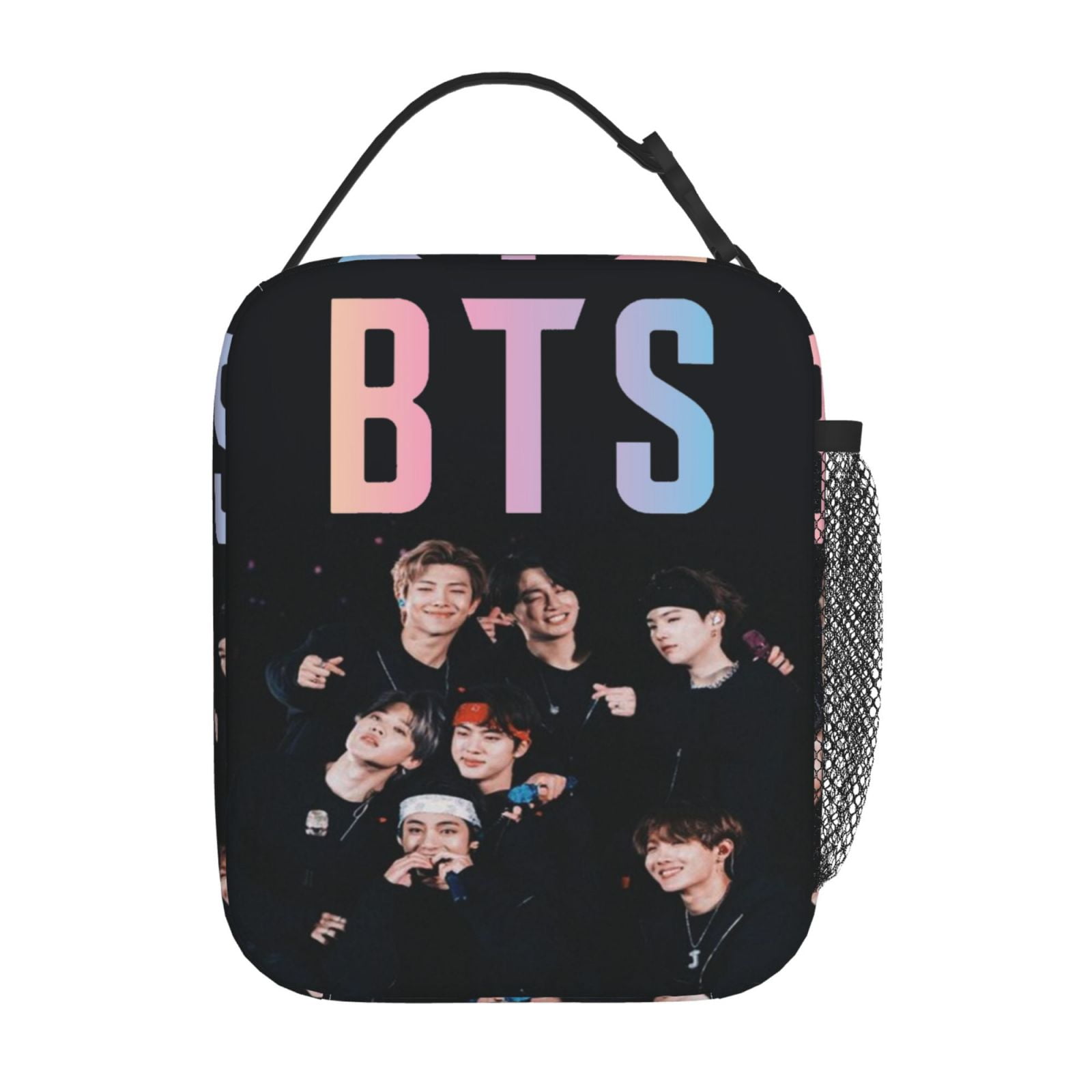 K-pop BTS Lunch Bag Love Yourself Lunch Box Multi Function Reusable ...