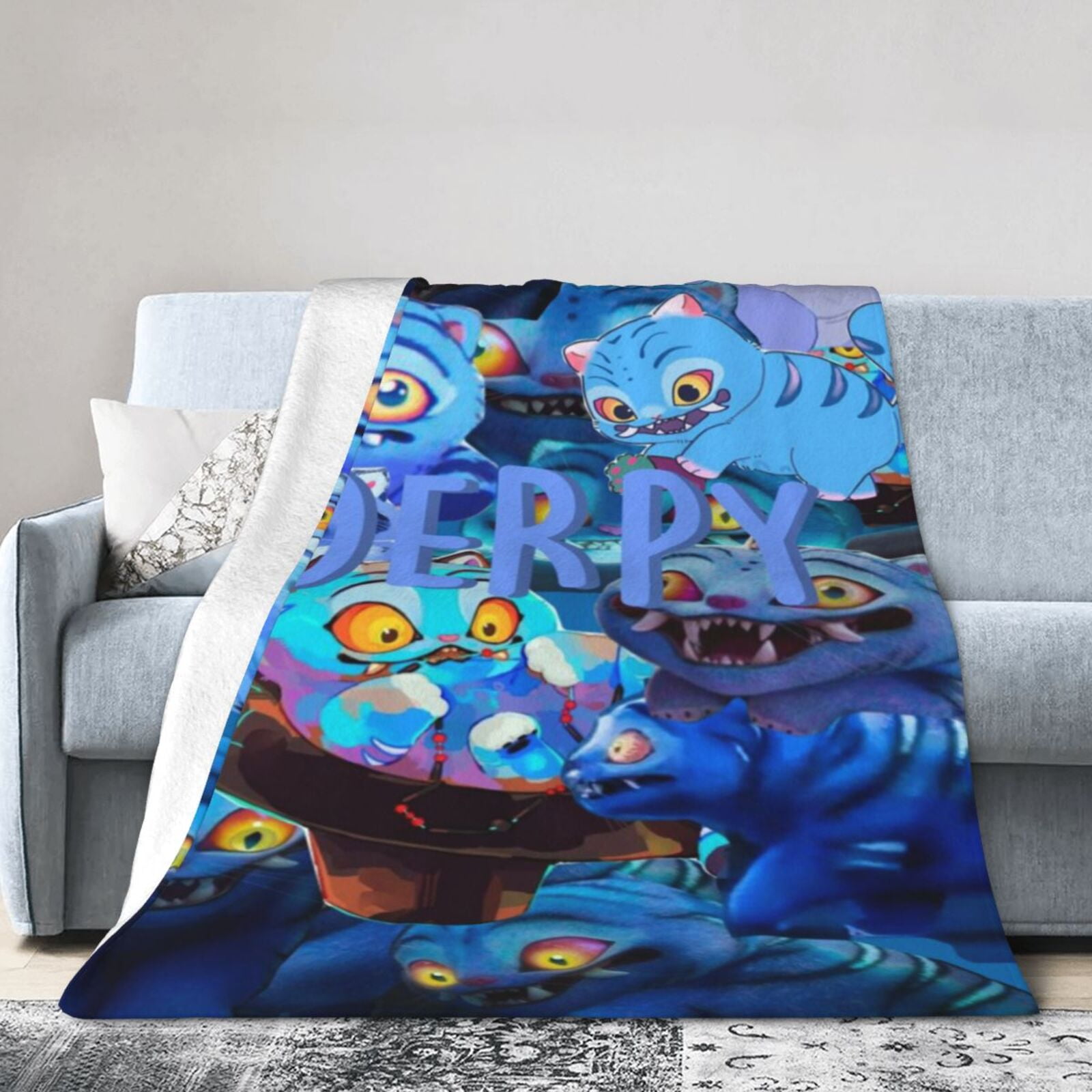 K-pop De-rby Flannel Blanket – Soft Warm Fleece Throw Blanket for Fans ...
